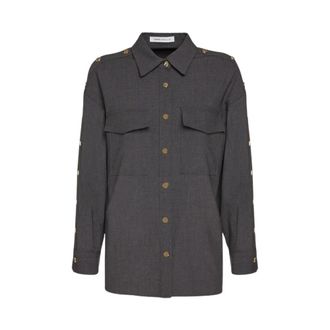 Simona Corsellini A26Cpca00101 Hemd - - Blouses & Shirts - Damen - Grau - 2XS