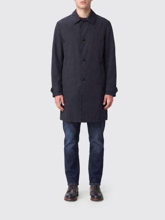 Aspesi Trench droit longueur genou en tissu technique &agrave; col classique
