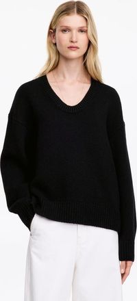 Arket Lockerer Wollpullover -Schwarz
