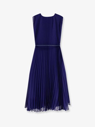 Max Mara Womens Dress Mxecapsula Purple Belt Polyester