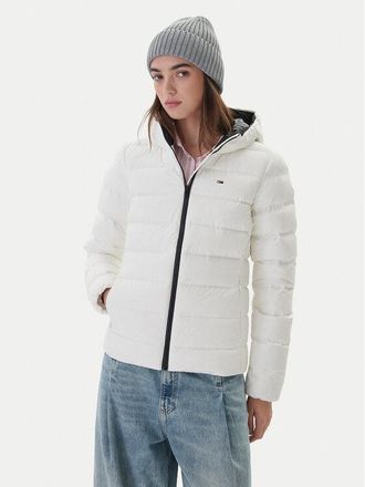 Tommy Jeans Daunenjacke DW0DW21617 Wei&szlig; Regular Fit