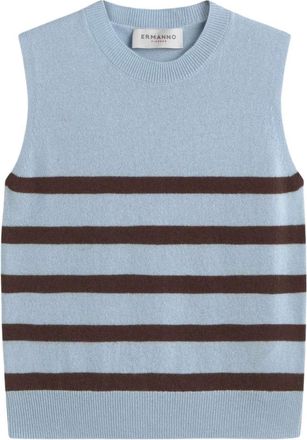 Ermanno Scervino Femme, Pulls, Bleu, Taille: 36 FR Maille ras du cou