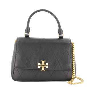 Tory Burch Mini Charlie gesteppte Henkeltasche mit Tragegriff - - Bags - Damen - Schwarzk - ONE SIZE