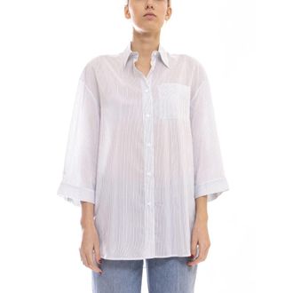 PESERICO Space Blue Shirt - - Blouses & Shirts - Damen - Blau - M