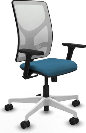 Piqueras y Crespo B&uuml;rostuhl, verstellbare Armlehne, h&ouml;henverstellbare Lendenwirbelst&uuml;tze, ausgestattet mit 3 Positionen und Schneideschaum, mit Rollen von 65 mm, Nylon,