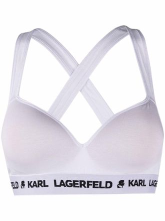 Karl Lagerfeld soutien-gorge matelass&eacute; - Blanc
