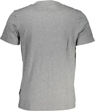 Napapijri Cotton Crew Neck T-Shirt - Gray