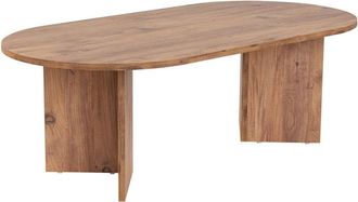 Hanah Home Table basse en bois Sable - 60 x 119 x 40 cm - Pin atlantique