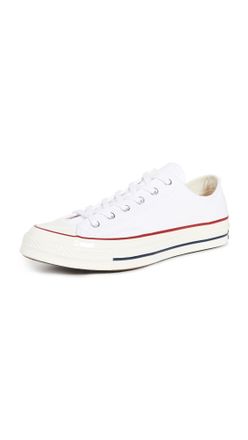 Converse Chuck Taylor 70 Ox, Unisex-Erwachsene Sneakers, Mehrfarbig (White/Garnet/Egret 102), 39 EU