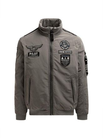 Camp David Winterjacke mit &Auml;rmeltasche