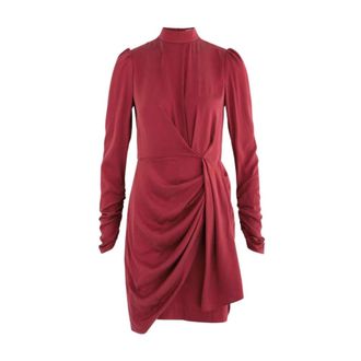 Zimmermann Garnet Draped Mini Dress - - Dresses - Damen - Rot - M
