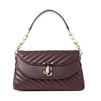Jimmy Choo London Femme, Sacs, Brun, Taille: ONE Size Sac &agrave; main matelass&eacute; Biker
