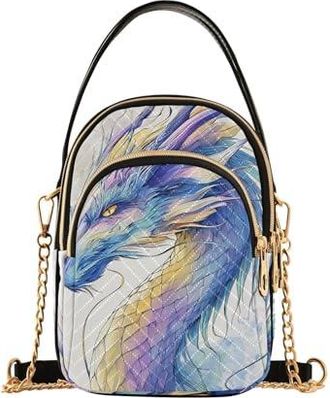 Mnsruu Sac à bandoulière pour femme, sac à dos à bandoulière coloré, petit sac à bandoulière avec sangle réglable