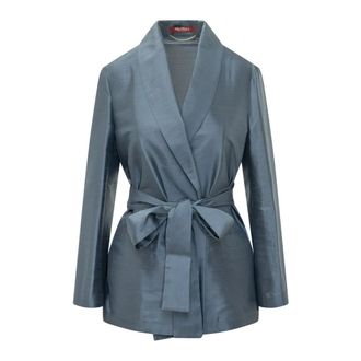 Max Mara Msebiacco Casacca - - Blouses & Shirts - Damen - Blau - XL
