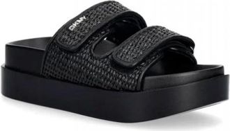 DKNY Dkny, Femme, Chaussures, Noir, Taille: 39 EU Piper Platform Slider