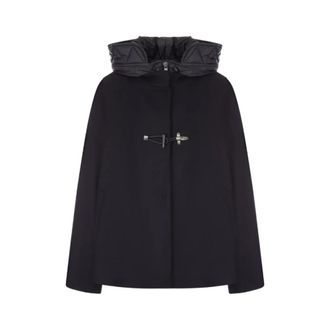 Fay Toggle Coat Cape - - Jackets - Damen - Schwarzk - M