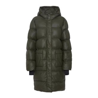 Ichi Ichi - Vestes - Femme - Manteaux - Vert - Taille: 42 FR