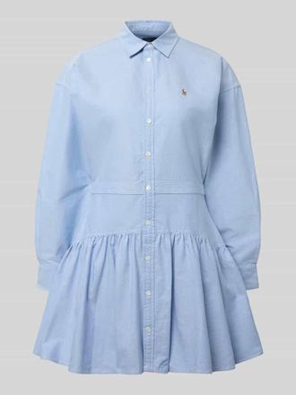 Polo Ralph Lauren Tailliertes Blusenkleid aus reiner Baumwolle