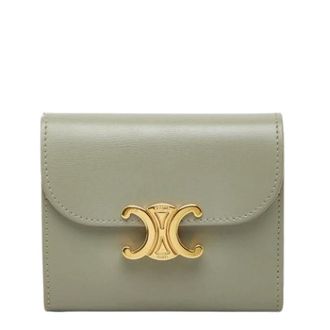 Celine Portefeuille Vintage Pre-owned - Femme - Pre-owned - Vert - Taille: ONE Size