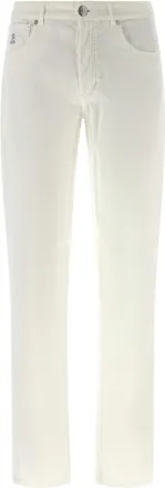 Brunello Cucinelli Pantalons D&eacute;contract&eacute;s - Blanc