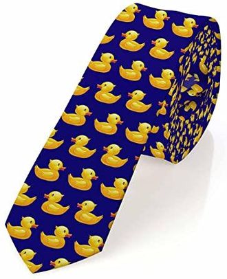 Generic Canard En Caoutchouc Jaune Cravate Élégante Cravate Homme Classique Cravatte Pour Entreprise Soirée Accessoires