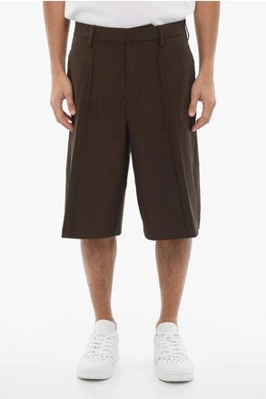 Neil Barrett Solid Color Straight Fit Bermuda shorts size 46