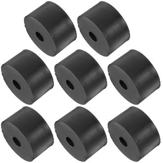 Hemobllo 8 St&uuml;ck Teiliges Runde Blumentopf puffer aus Rutschfestem Gummi Sto&szlig;d&auml;mpfende Pflanzk&uuml;bel f&uuml;&szlig;e Erh&ouml;hte Pflanzgef&auml;&szlig; untersetzer f&uuml;r Terrasse Fliesen un