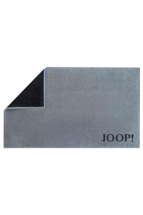 Joop Badematte Classic Doubleface, Anthrazit, Schwarz, Textil, Uni, rechteckig, 50x80 cm, Made in Germany, Oeko-Tex Standard 100, f&uuml;r Fu&szlig;bodenheizung geeig
