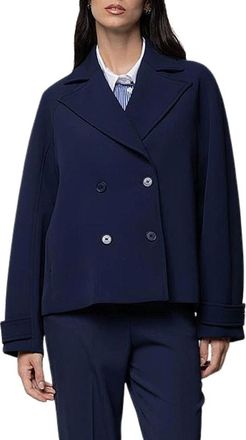 Kaos Kaos, Femme, Vestes, Bleu, Taille: 44 FR Caban Doppiopetto