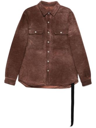 Rick Owens veste matelass&eacute;e - Marron