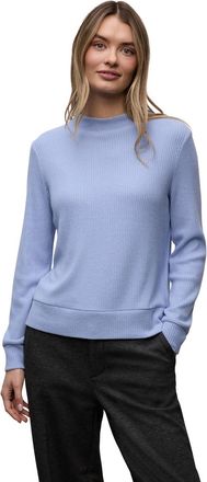 Street One Softes Turtleneck Shirt Frosted Blue Mel. 42