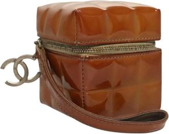 Chanel Pre-owned Cuir sacs-chanel - Femme - Pre-owned - Brun - Taille: ONE Size