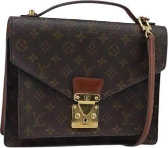 Louis Vuitton Sac bandouli&egrave;re vintage Monogram pr&eacute;-poss&eacute;d&eacute; - Femme - Pre-owned - Brun - Taille: ONE Size