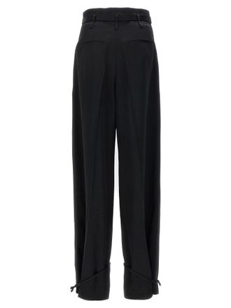 Jil Sander High-Waist Tailored Trousers - Black