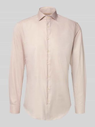 Jake*s Slim Fit Businesshemd aus Baumwolle mit Haifischkragen