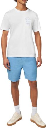 Scotch & Soda Mens Regular fit Left Chest Logo T-Shirt, White, XXL