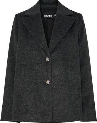 Pieces Outerwear Blazer Pcjasmin Veste dextérieur, Noir, x_l Femmes