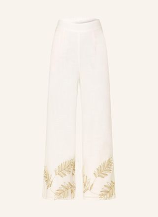 s.Oliver Black Label S.Oliver Black Label Culotte Mit Glitzergarn weiss