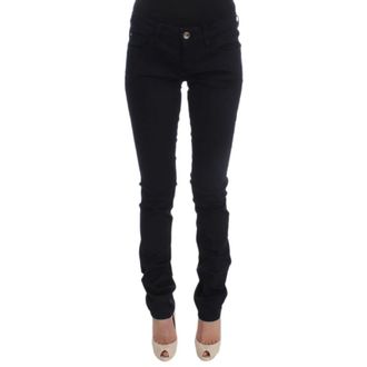 Costume National Slim Fit Designer Denim Delight - - Jeans - Damen - Blau - W26