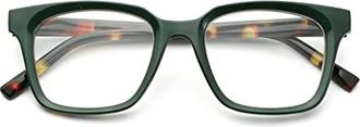 De Tomaso 525 Lunettes de Repos, Vert (intérieur Tortue), Taille Unique Mixte