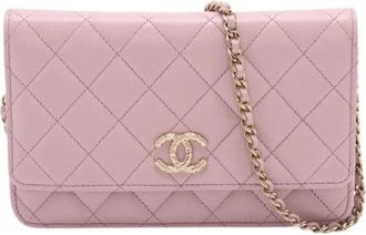 Chanel Pre-owned Wallet on Chain - Femme - Pre-owned - Rose - Taille: ONE Size
