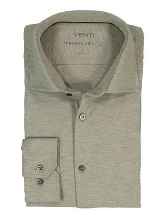 Venti Herren Hemd gr&uuml;n meliert