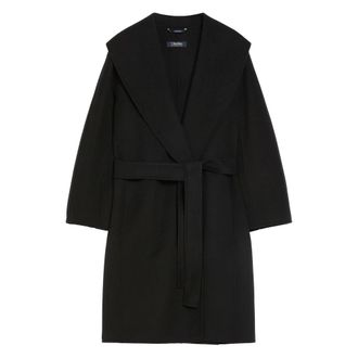 Max Mara Schwarzes Messi-Stil Kleid - - Coats - Damen - Schwarzk - S