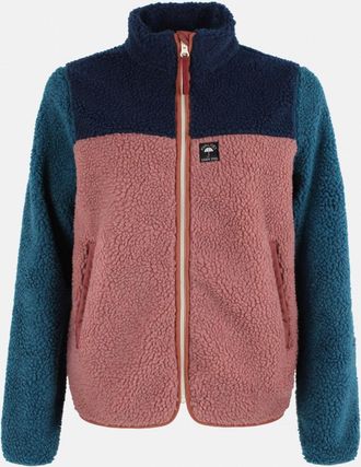 Danef&aelig; Fleecejacke Danebirk Damen Dunkelblau Rosa T&uuml;rkis
