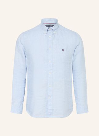 Tommy Hilfiger Leinenhemd Regular Fit blau