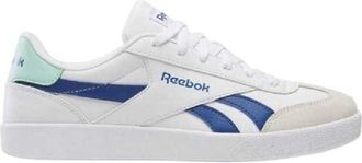 Reebok Mixte Smash Edge S Sneaker, White/TWILIGHTBLUE/GLITCHAQUA, 44 EU
