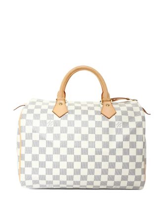 Louis Vuitton 2011 30 Speedy Damier tote bag - Wei&szlig;