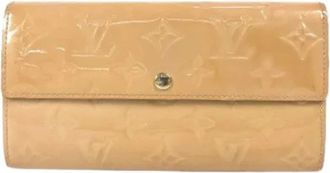 Louis Vuitton Portefeuille long (bi-pli) doccasion - Femme - Pre-owned - Beige - Taille: ONE Size