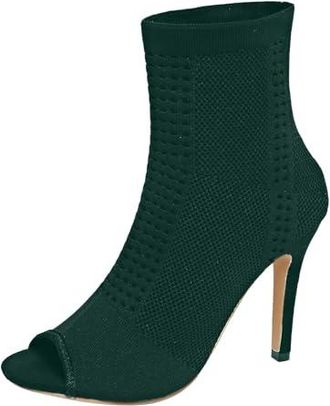 Generic Bottines dhiver confortables pour femme - Bottes dautomne en daim - Bottes dautomne - Bottes de plein air - Bottes western - Bottines de cowboy - Bott