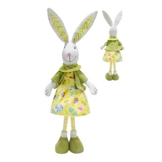 Generic Osterhasendekoration, Osterhase mit Schleife, niedliche Tischdekoration, charmante Osterdekoration für Wohnzimmer, Schlafzimmer, Schiffsausstellungen